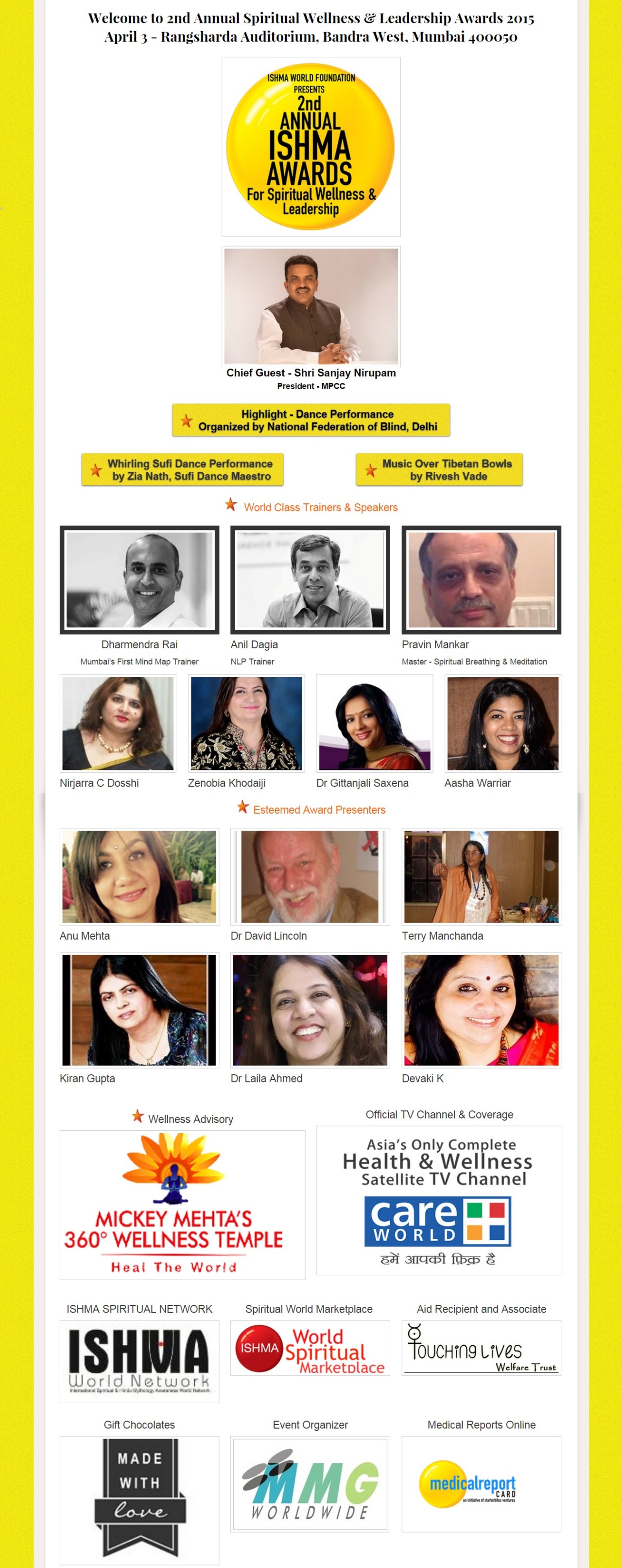 ISHMA Awards | From The Alpha to The Omega
